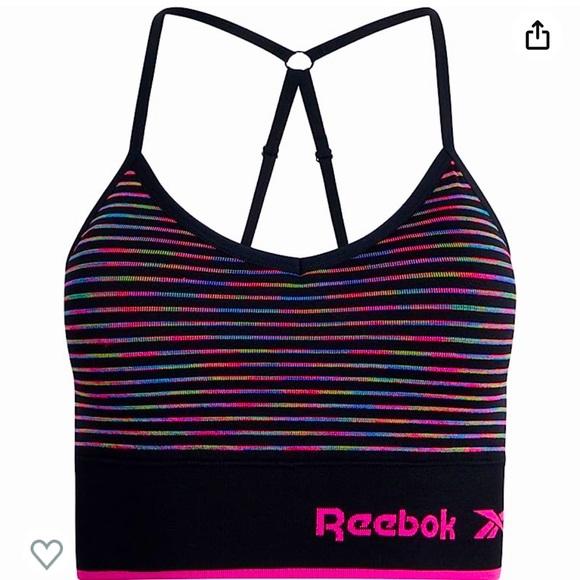 Reebok | Intimates & Sleepwear | Reebok Seamless Performance Sports Bra ...
